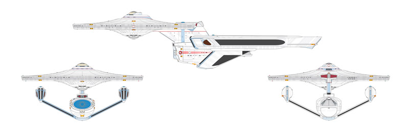 Star Trek Blueprints: U.S.S. Belknap NCC-2501 Strike Cruiser