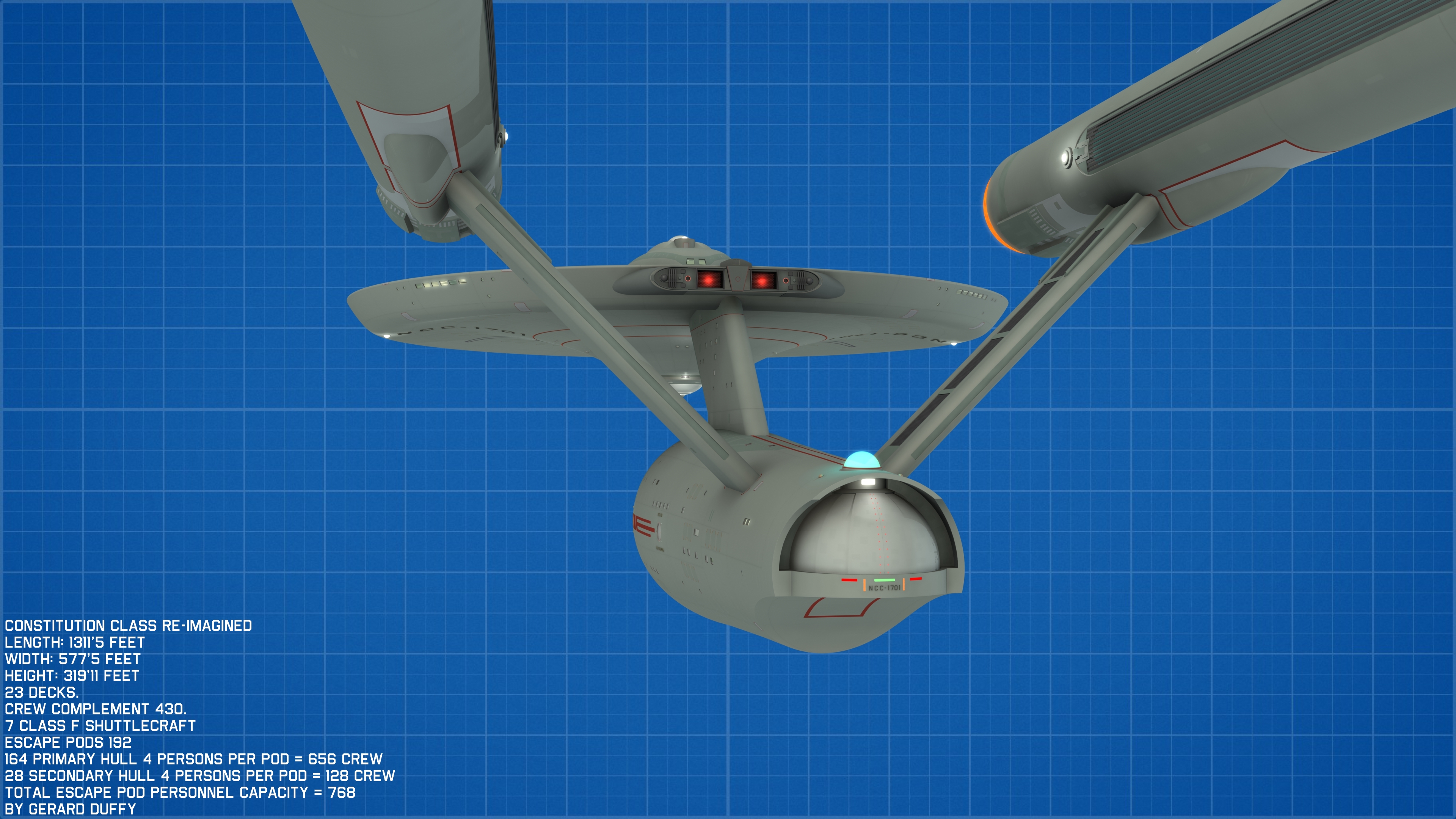 Reimagined Constitution Class Gmd3d Lightwave Designs