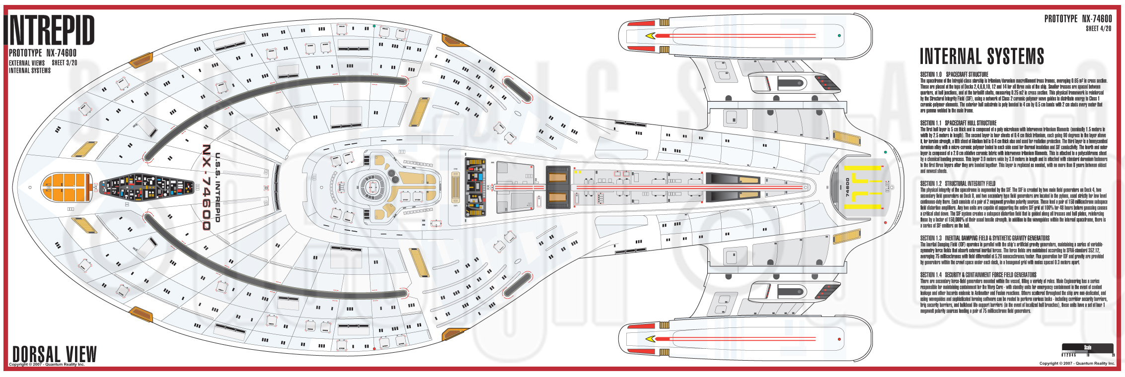 Star Trek Blueprints: U.S.S. Intrepid NX-74600