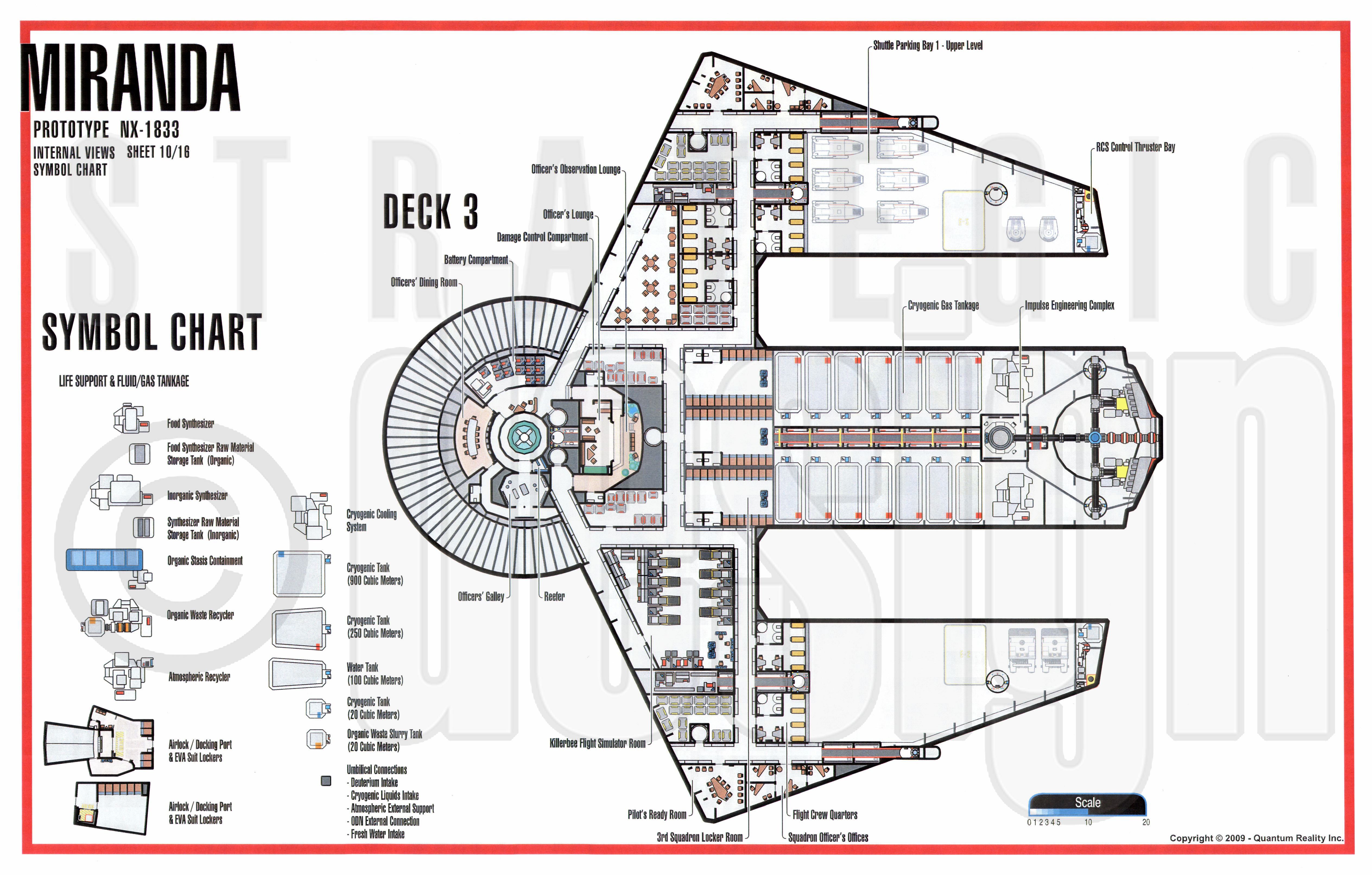 Star Trek Blueprints: Miranda Class NX-1833 Starship Prototype