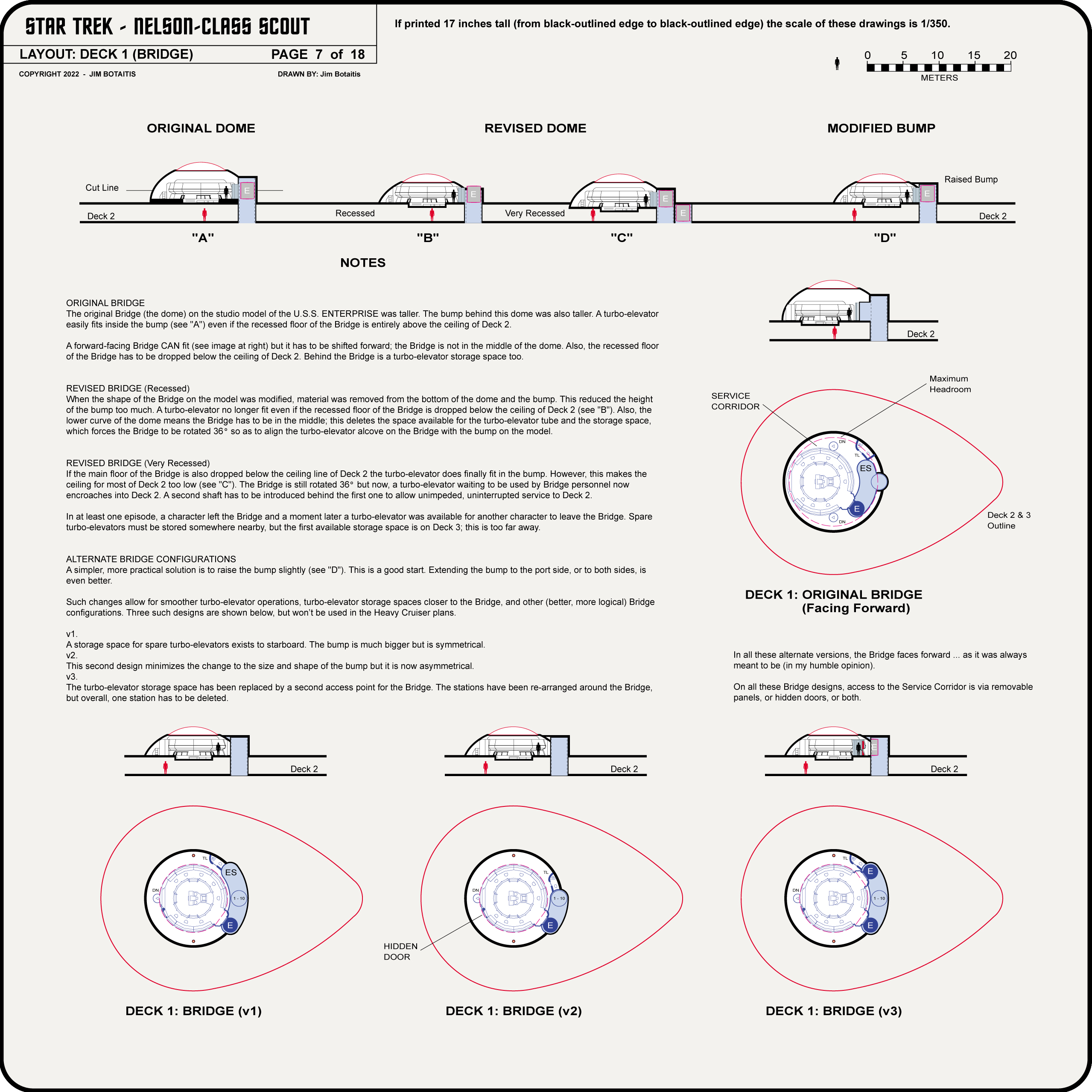Nelson Class Scout [TOS] Profile, Cutaway, and Deck Plans