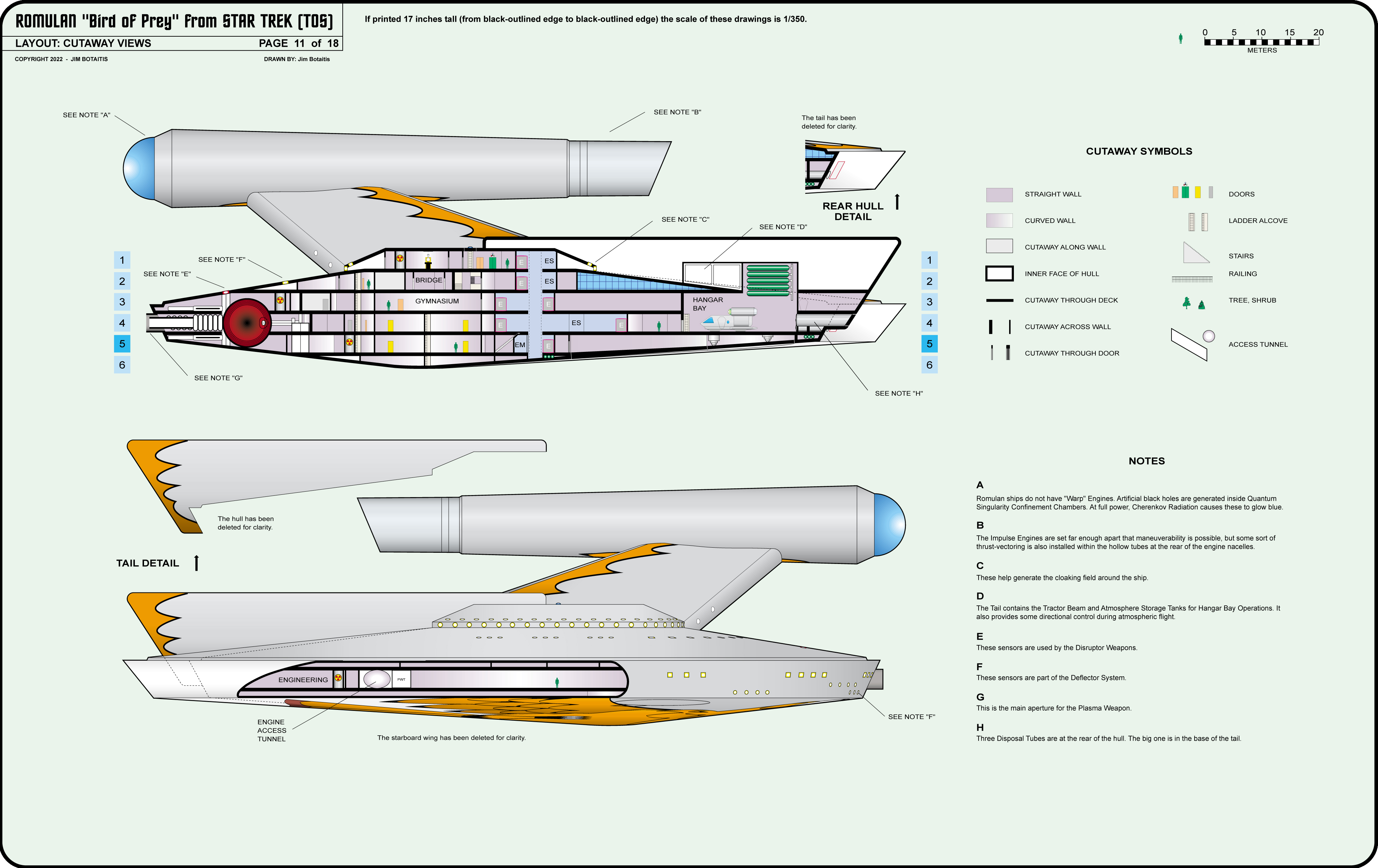 Romulan Bird Of Prey Blueprints