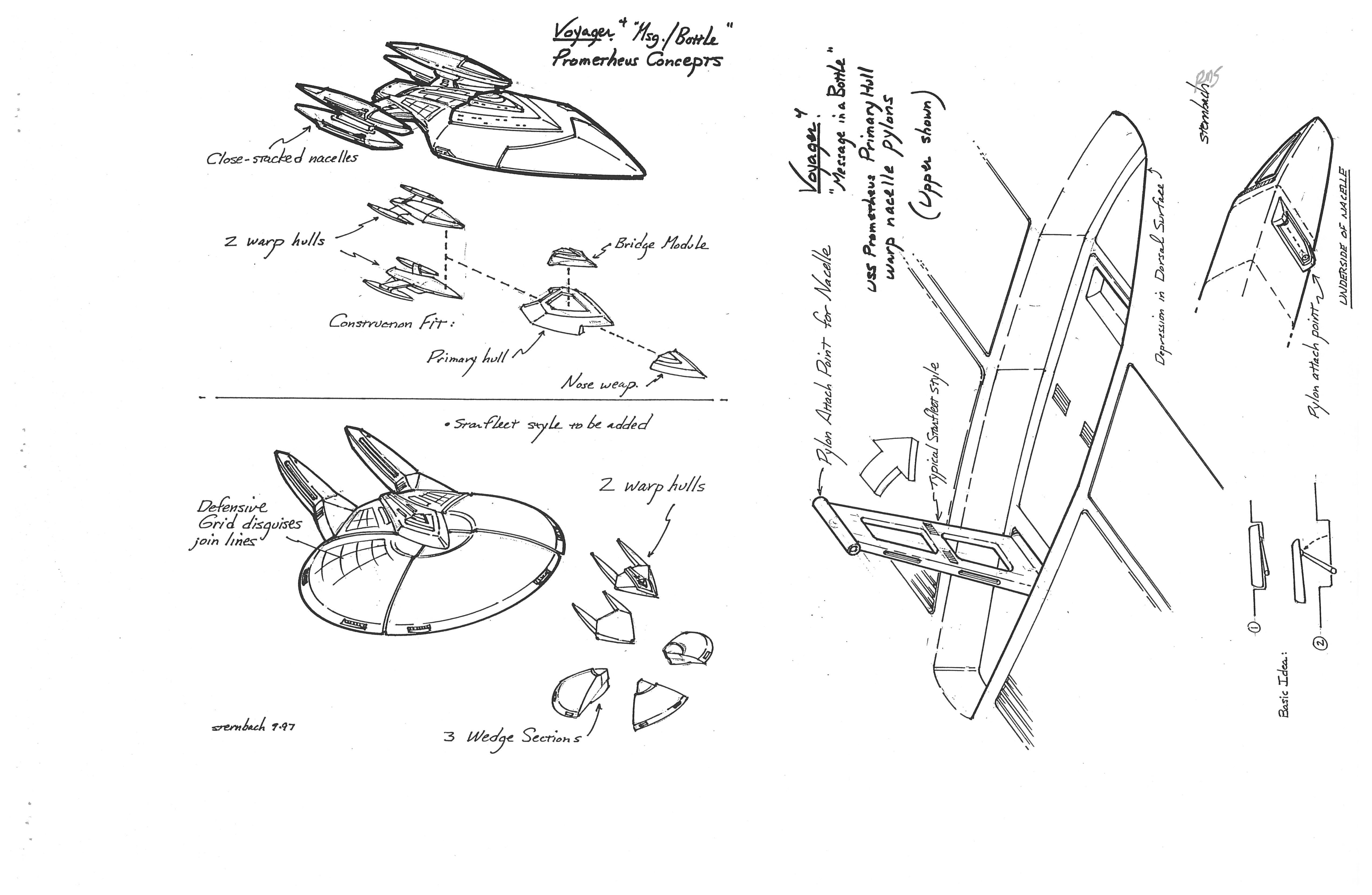 Star Trek Blueprints: U.S.S. Prometheus NCC-59650 Development Report