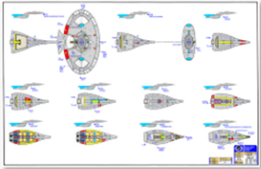 The Original Ed Whitefire Enterprise NCC-1701-D Blueprints