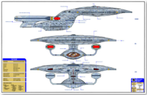 Enterprise D Schematics